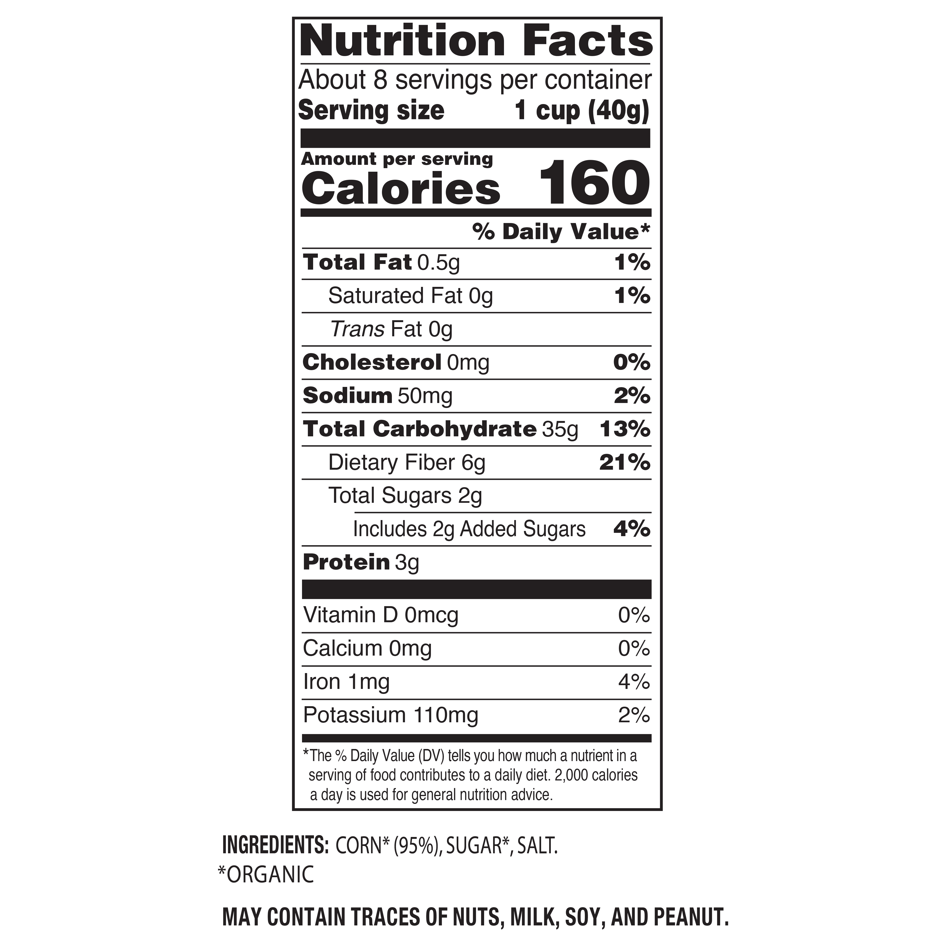 Corn Flakes Ingredients List