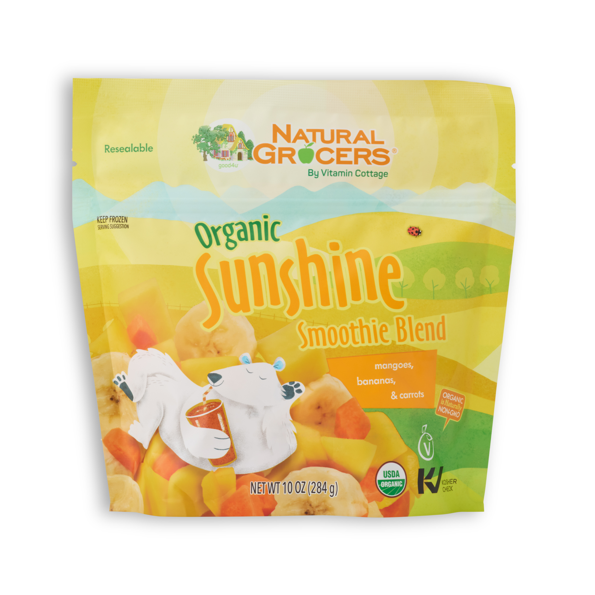 Organic Frozen Sunshine Smoothie Blend, 10 OZ | Natural Grocers