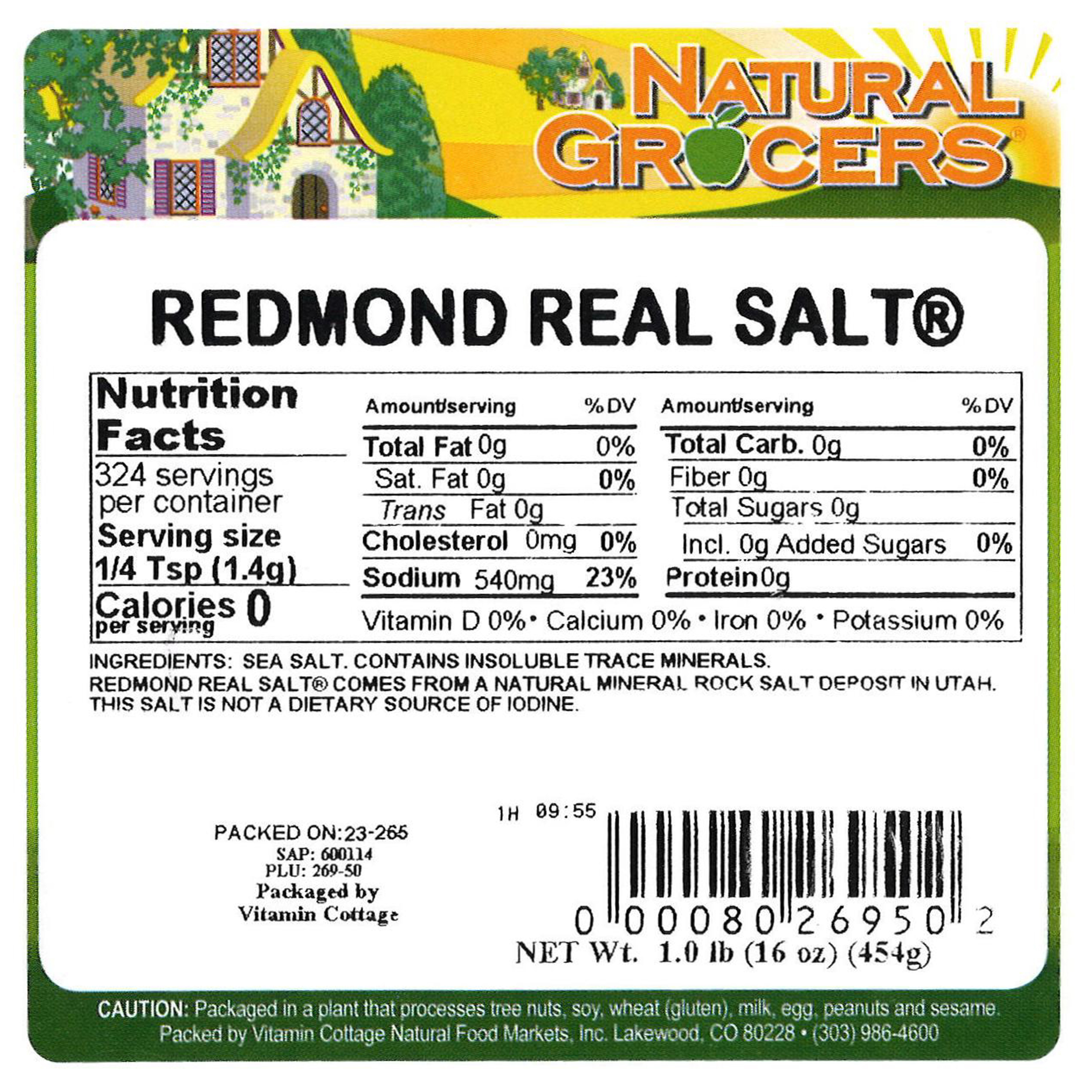 Real Brand Redmond Salt 1 Lb | Natural Grocers