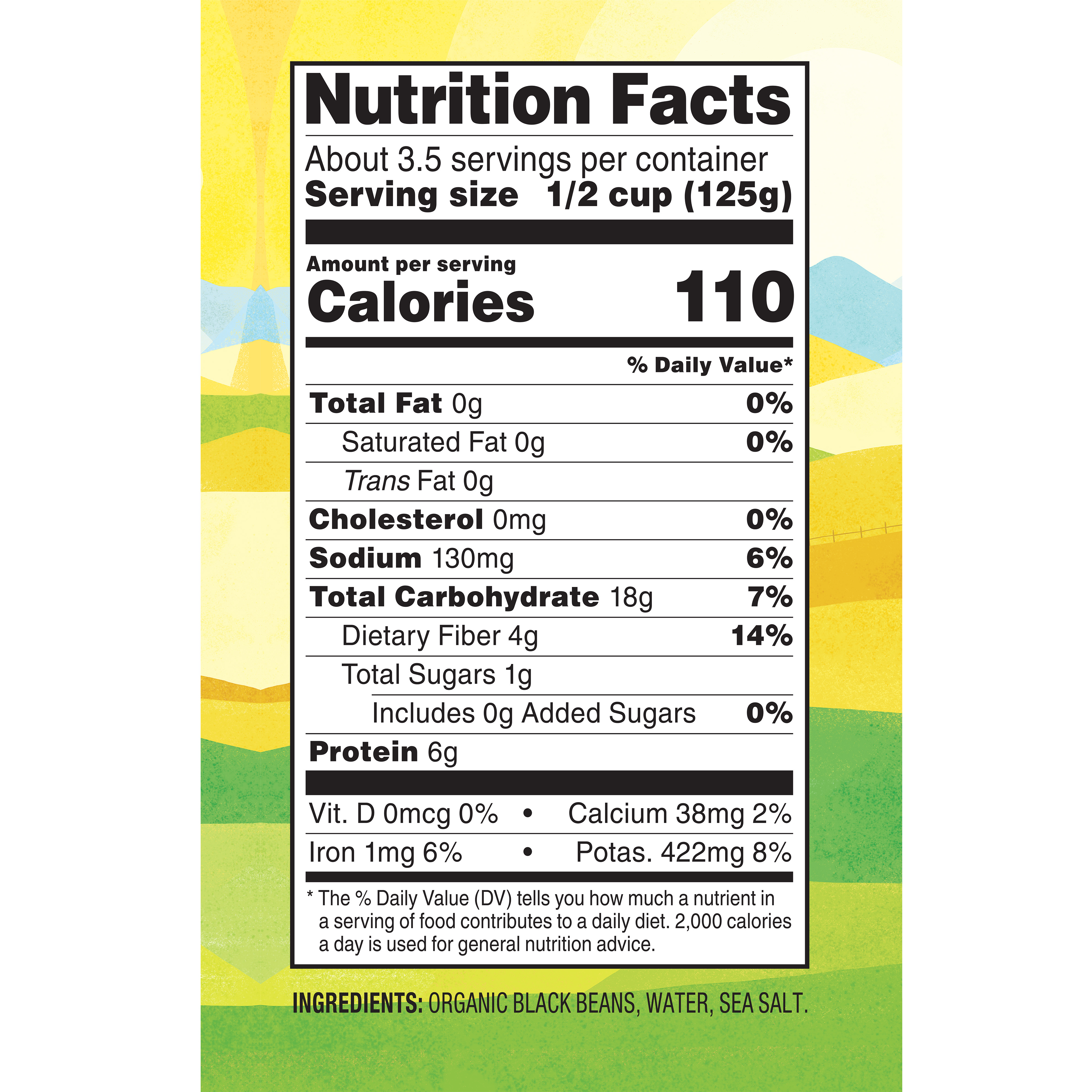 Natural Grocers Brand: Organic Black Beans, 15.5 oz Can