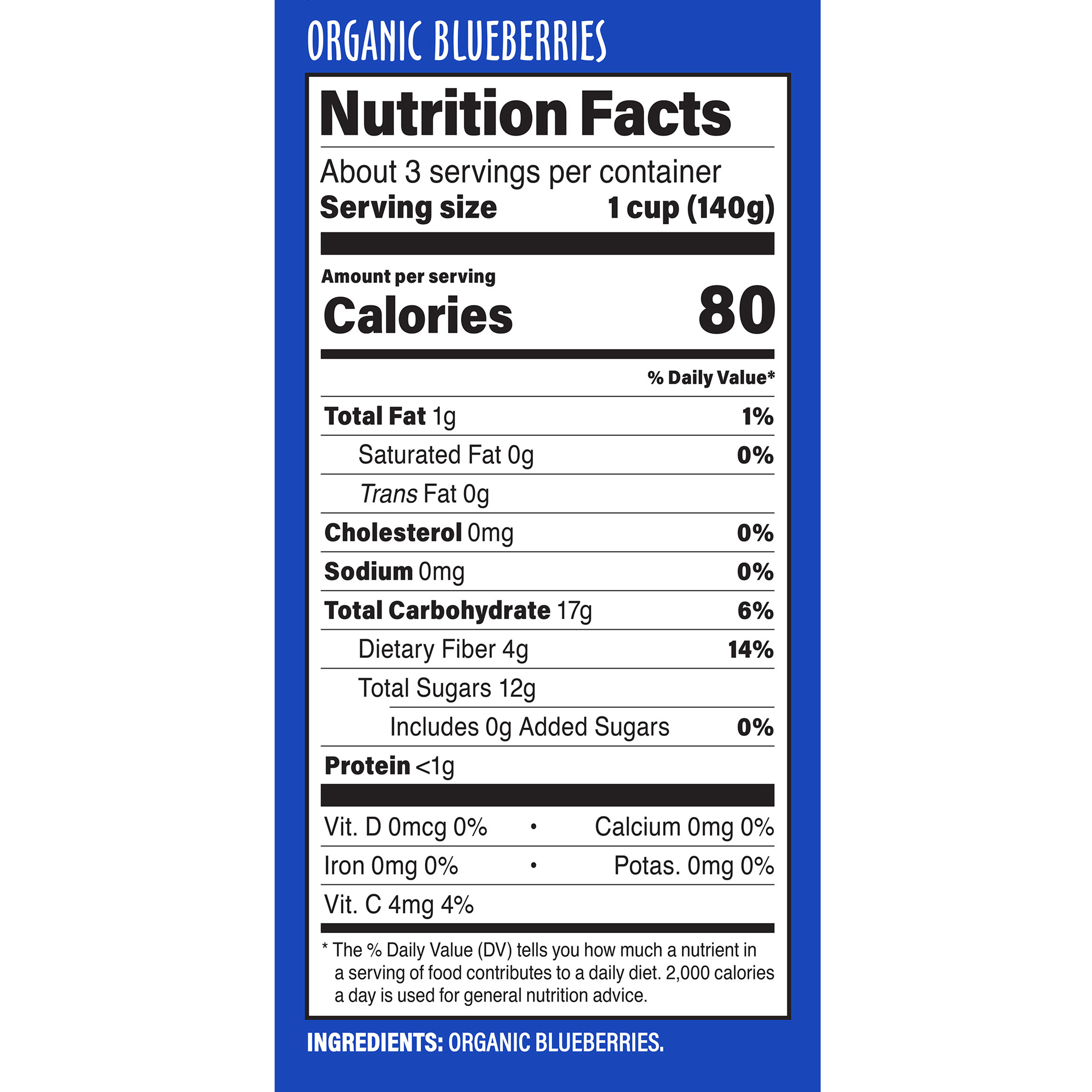 Organic Frozen Blueberries 16 Oz | Natural Grocers