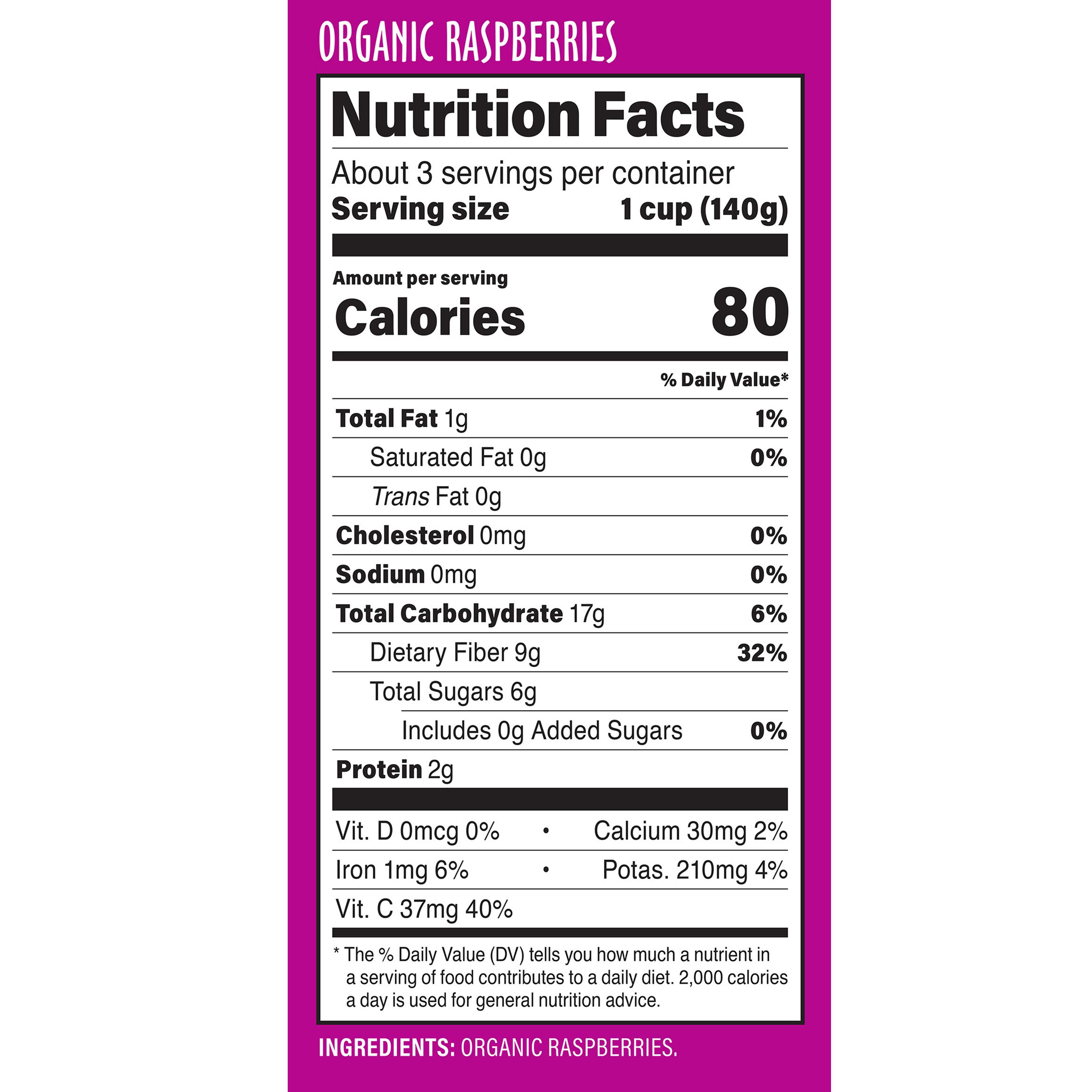 Organic Frozen Raspberries 16 Oz | Natural Grocers