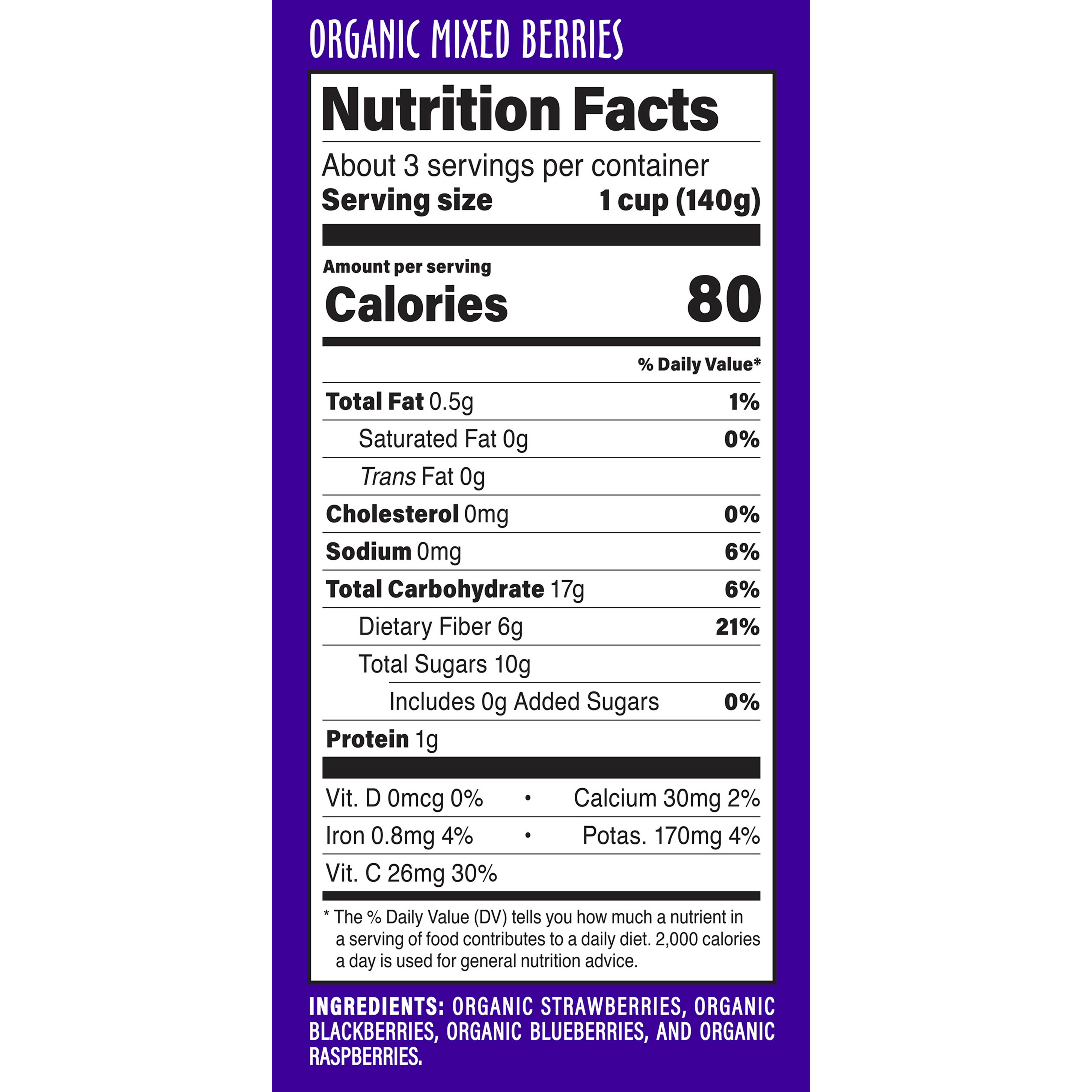 Organic Frozen Mixed Berries 16 Oz | Natural Grocers