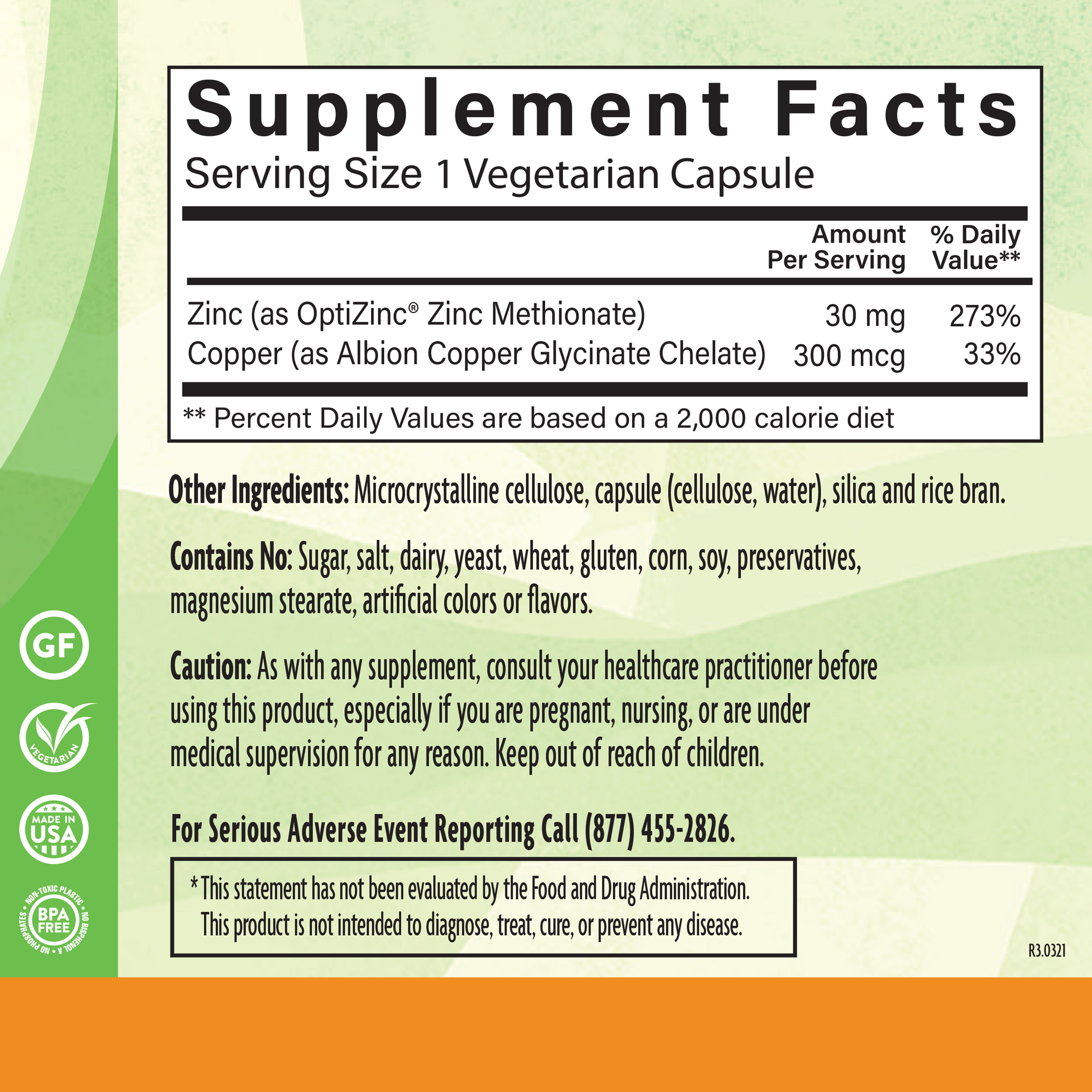 L-optizinc 30 Mg 90 Veg | Natural Grocers