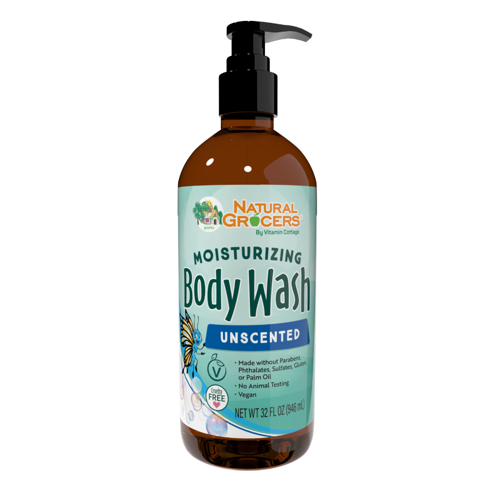 Unscented Shea Butter Body Wash, 32 OZ | Natural Grocers