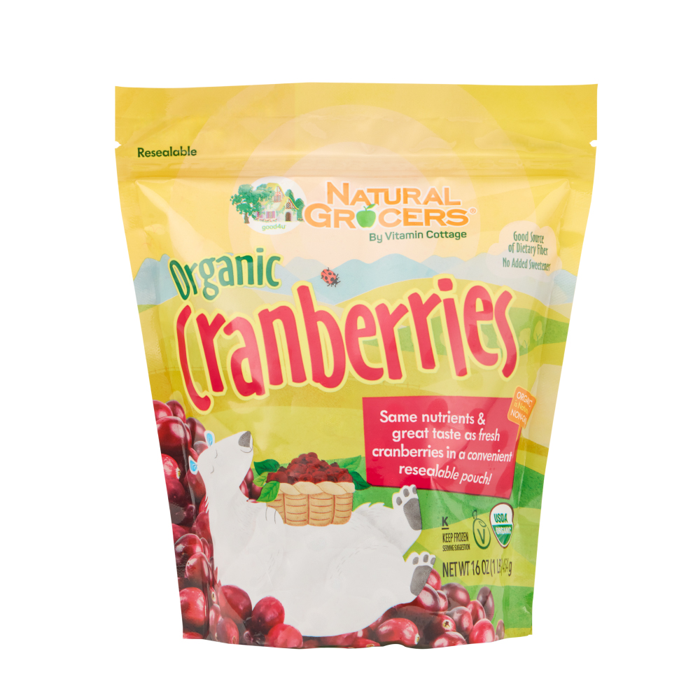 Organic Frozen Cranberries, 16 OZ | Natural Grocers