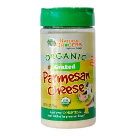 Organic Dry Grated Parmesan Cheese Shaker, 8 OZ | Natural Grocers