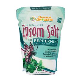 Epsom Salt Peppermint Muscle Soak 64 OZ | Natural Grocers