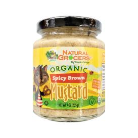 Organic Spicy Brown Mustard 9 OZ | Natural Grocers