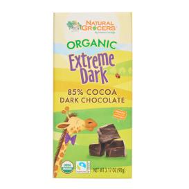 Organic 85% Cocoa Extreme Dark Chocolate Bar 3.17 Oz | Natural Grocers