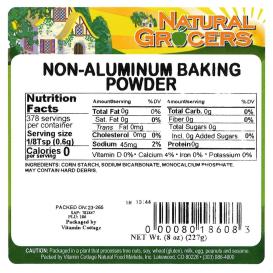 Baking Powder 8 Oz | Natural Grocers
