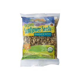 Organic Roasted & Salted Sunflower Seeds Snack Pack 1.5 Oz | Natural ...