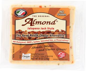 The Original Almond Jalapeno-jack-style Cheese Alternative Block 8 Oz ...