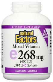 Mixed Vitamin E 400 Iu Softgels 240 Sg | Natural Grocers