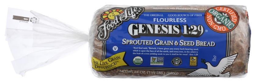 Organic Genesis Sprouted Grain & Seed Bread 24 Oz | Natural Grocers