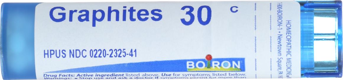 Graphites 30c Homeopathic Tablets 80 Tab | Natural Grocers