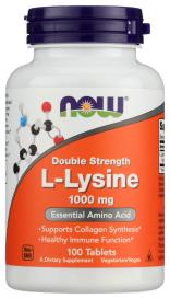L-lysine Double Strength 1000 Mg Tablets 100 Tab | Natural Grocers