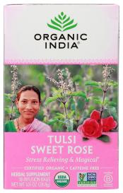 Organic Sweet Rose Tulsi Herbal Tea 18 Ct | Natural Grocers