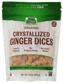 Organic Crystallized Ginger Dices 16 Oz | Natural Grocers