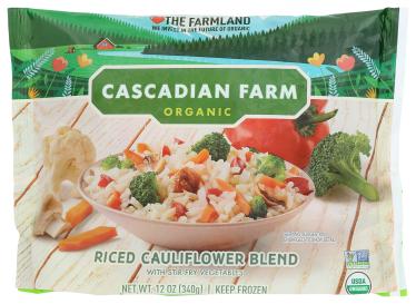 Organic Frozen Riced Cauliflower Blend With Stirfry Vegetables 12 Oz ...
