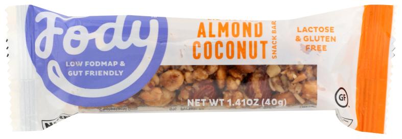 Gluten-free Low Fodmap Almond Coconut Snack Bar 1.41 Oz | Natural Grocers